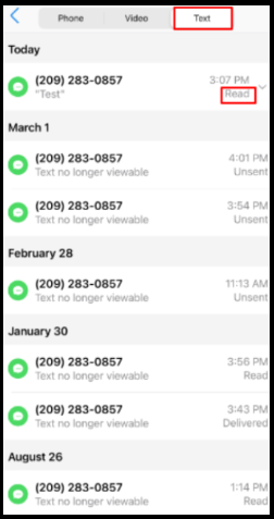 How to View Text History for Delivered, Failed, & Read Texts – Help Center
