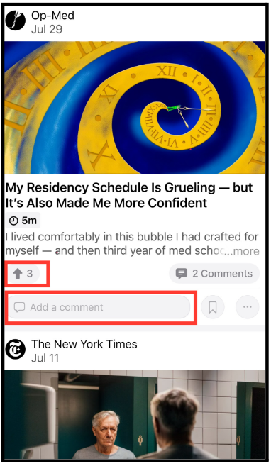 How to Comment on Articles in the Newsfeed – Help Center