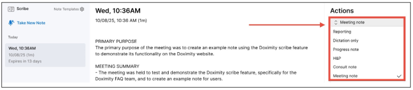 How To Use Doximity Scribe – Help Center
