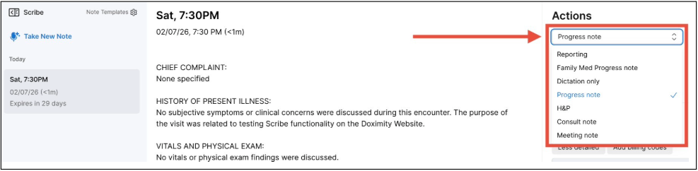 How To Use Doximity Scribe – Help Center